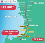 Mapping the route: Locating five new LRT-1 Cavite extension stations - PressReader