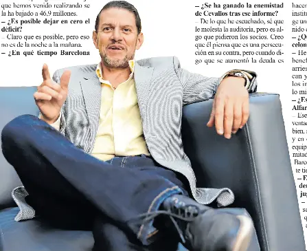 “Me siento capacitado para presidir a Barcelona” - PressReader