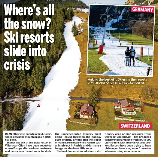 Where’s all the snow? Ski resorts slide into crisis - PressReader