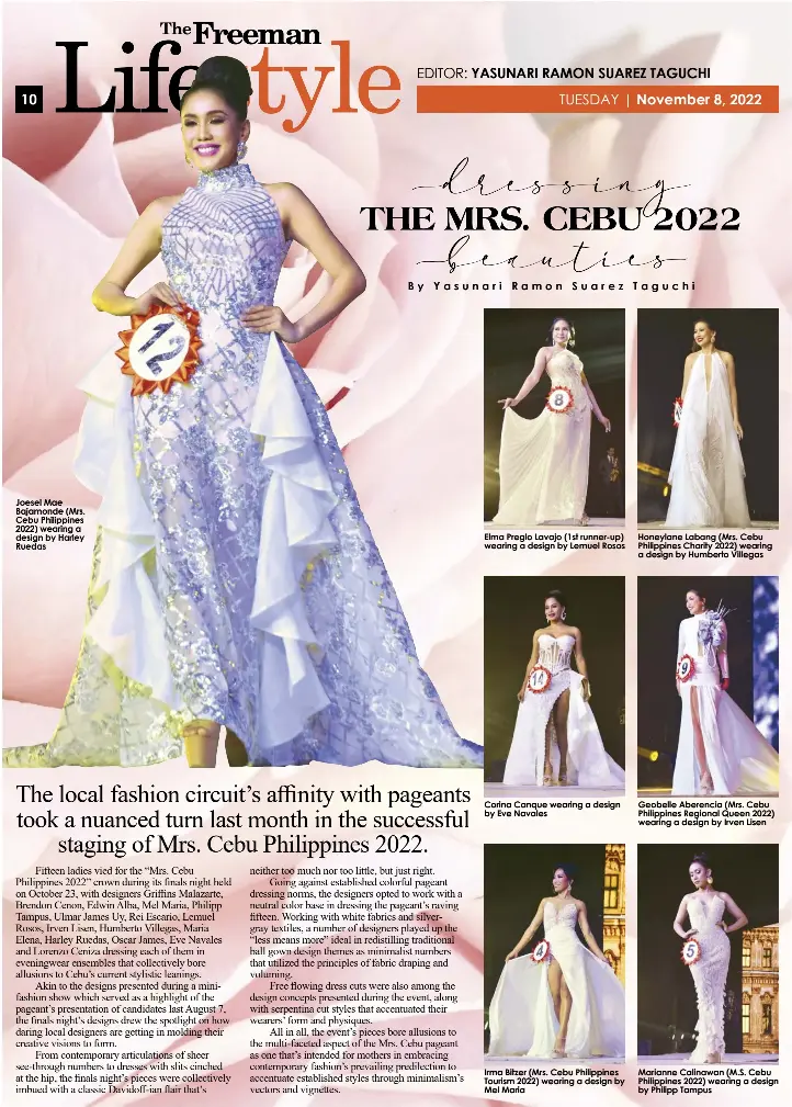 Dressing THE MRS. CEBU 2022 Beauties - PressReader