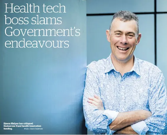 Health tech boss slams Government’s endeavours - PressReader