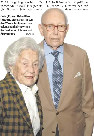 70 Jahre glücklich verheirate­t - PressReader