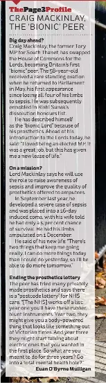 CRAIG MACKINLAY, THE ‘BIONIC’ PEER - PressReader