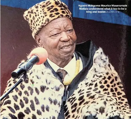 First Lebowa chief minister leaves behind rich legacy - PressReader