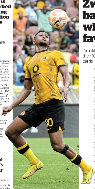 Ngezana is unperturbe­d by looming competitio­n from new signings - PressReader