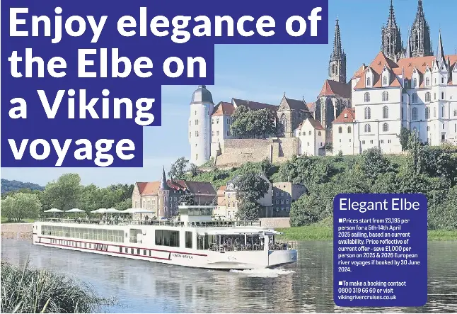 Enjoy elegance of the Elbe on a Viking voyage - PressReader