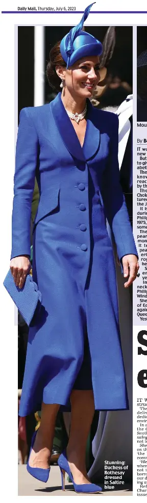 Kate’s poignant tribute to late monarch and Princess Diana - PressReader