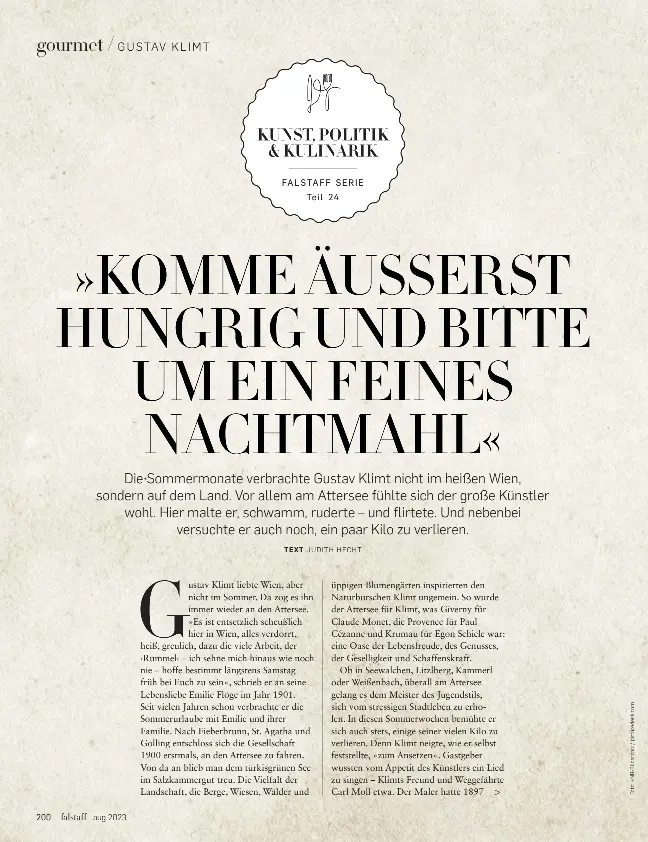 SERIE: KUNST & KULINARIK - PressReader