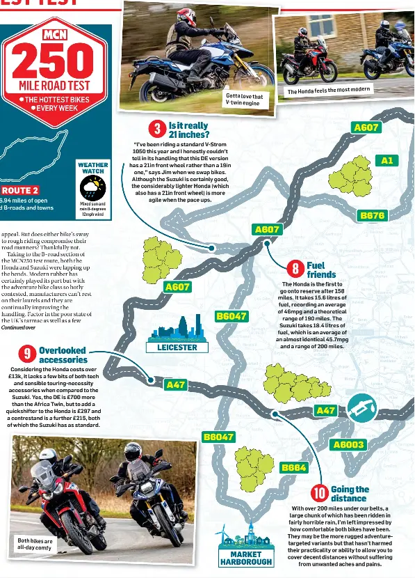 MCN 250 TEST ROUTES - PressReader
