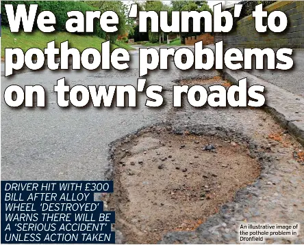 We are ‘numb’ to pothole problems on town’s roads - PressReader