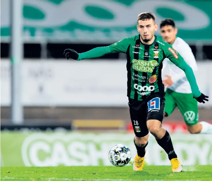 Erion Sadiku lämnade kaoset i Genoa för Öis - PressReader