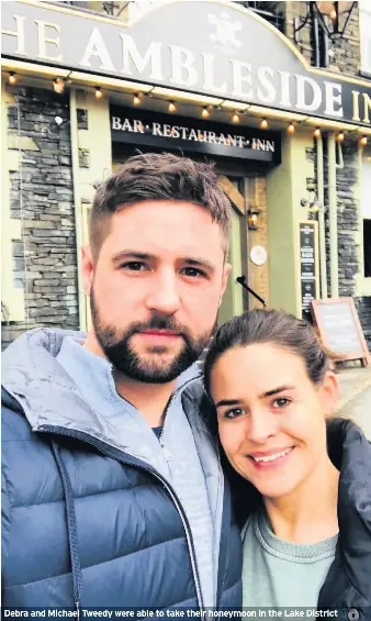 Delight for couple whose honeymoon was cancelled as hotel steps in to ...