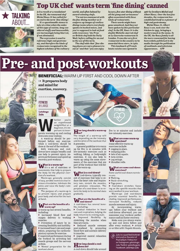 Pre- and post-workouts - PressReader