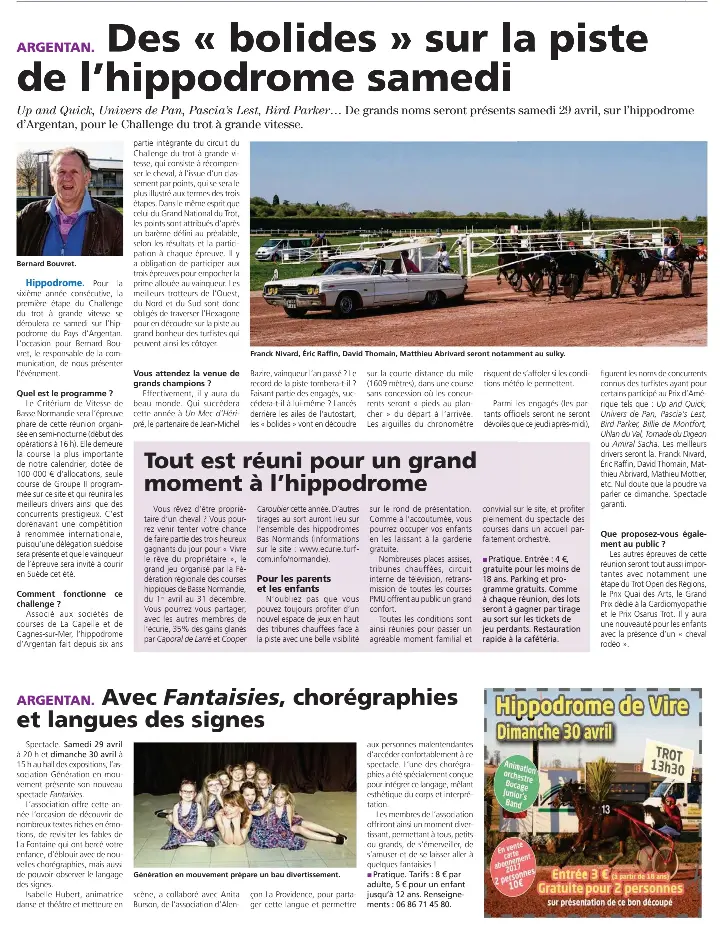Des « bolides » sur la piste de l’hippodrome samedi - PressReader