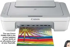 Canon PIXMA P200: Print easy in your new home - PressReader