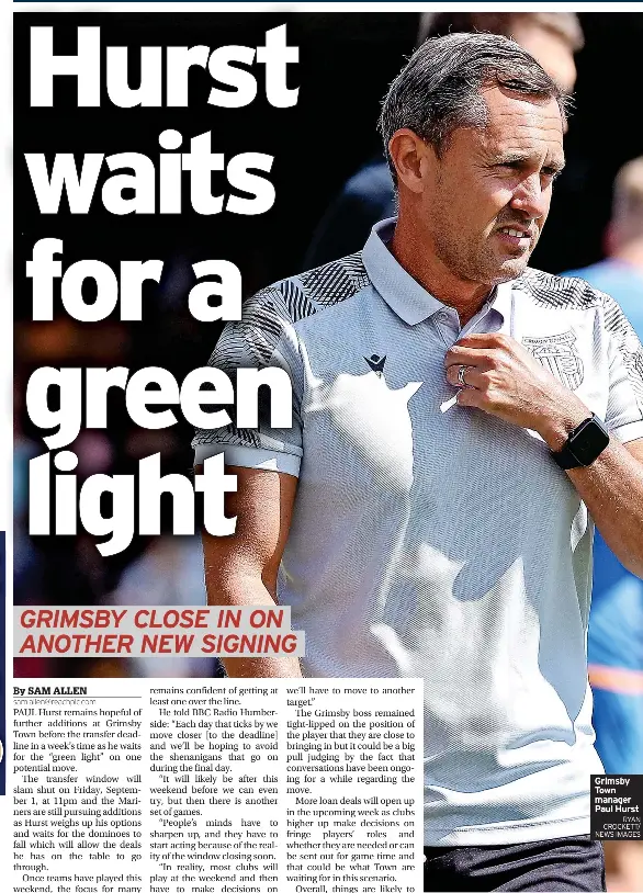 Hurst waits for a green light - PressReader