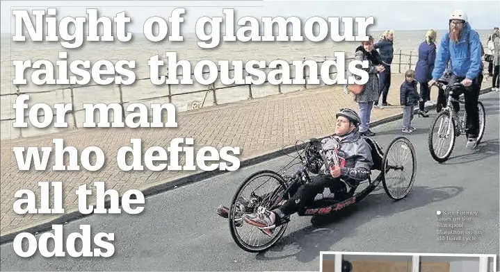 Night of glamour raises thousands for man who defies all the odds ...