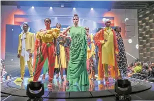 Colourful Tlale purrs on the catwalk - PressReader