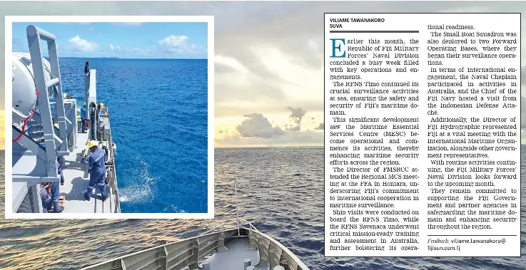 RFNS Strengthen­s Maritime Surveillan­ce Operations During Regional ...