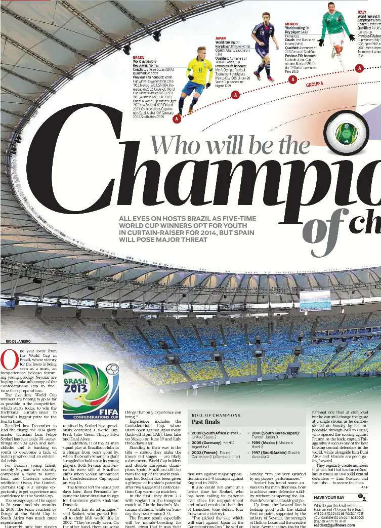 Brazil to pull out all stops - PressReader