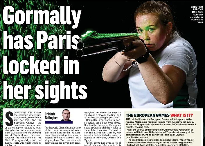 Gormally has Paris locked in her sights - PressReader