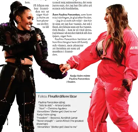 Nadja Holm blev årets vinnare av ”Idol” - PressReader