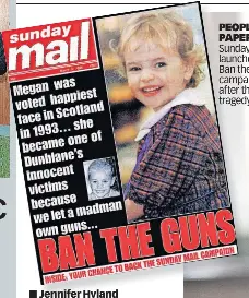 Horror of Dunblane gave me a voice in fight against guns - PressReader