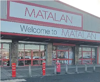 Seafield Matalan set for closure - PressReader