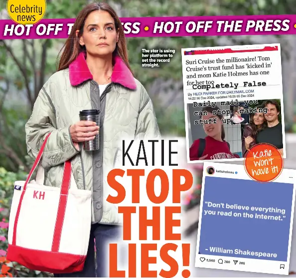 KATIE STOP THE LIES! - PressReader