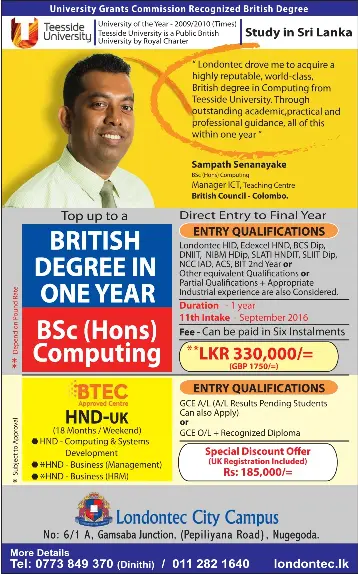 British Topup Degree at LONDONTEC CAMPUS - PressReader