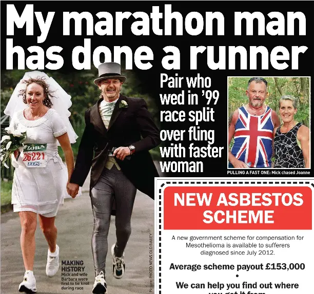 My marathon man has done a runner - PressReader