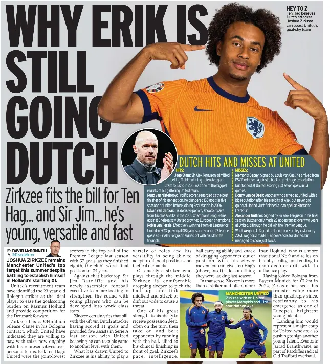 MANCHESTER UNITED WHY ERIK IS STILL GOING DUTCH - PressReader
