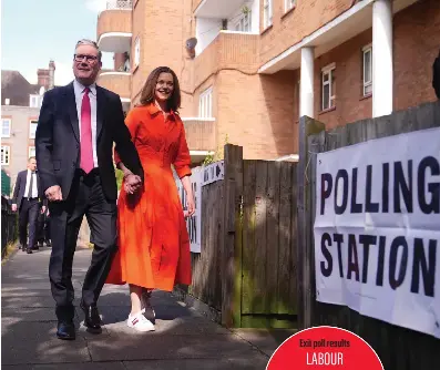 UK EXIT POLL PREDICTS SIZEABLE MAJORITY FOR LABOUR PARTY - PressReader