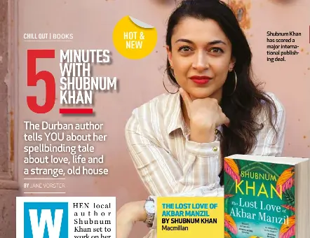 5 MINUTES WITH SHUBNUM KHAN - PressReader
