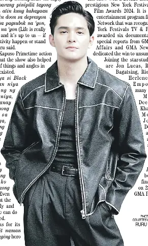 RURU MADRID GRATEFUL FOR ‘BLACK RIDER’ RUN - PressReader
