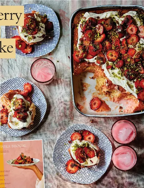 Strawberry falooda milk cake - PressReader