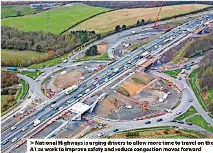 A1 drivers told to allow time as contraflow starts - PressReader