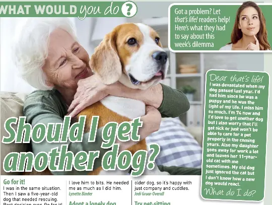 Should I get another dog? - PressReader