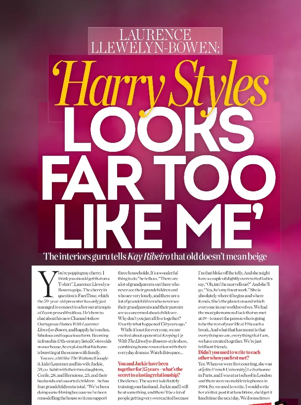 ‘Harry styles LOOKS FAR TOO LIKE ME’ - PressReader