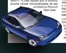 MA PROPRE PLYMOUTH NEON SPORT - PressReader