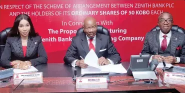 Shareholde­rs approve Zenith Bank’s HoldCo structure - PressReader