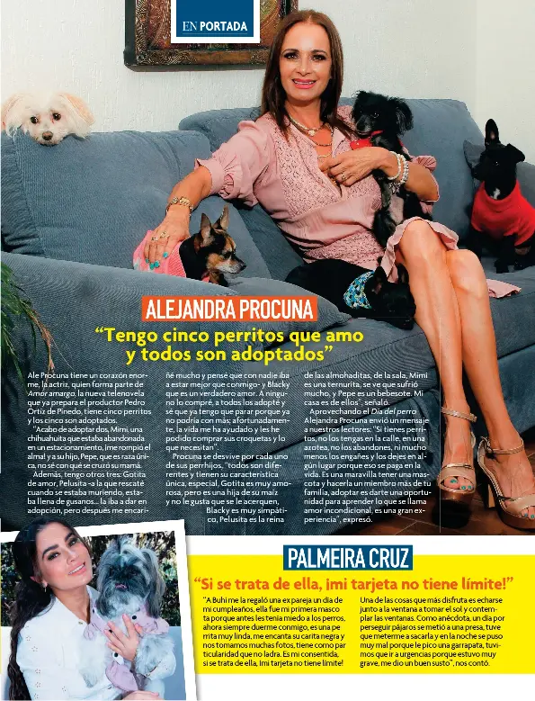 “Tengo cinco perritos que amo y todos son adoptados” - PressReader
