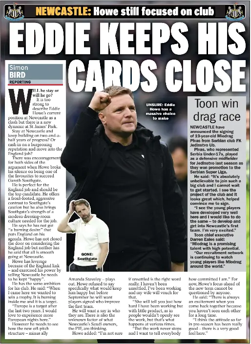 EDDIE KEEPS HIS CARDS CLOSE - PressReader