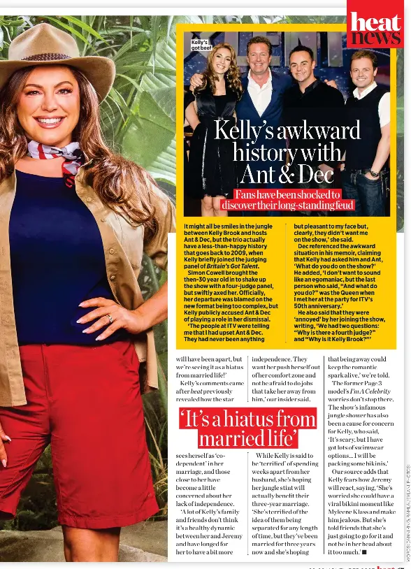 Kelly Brook puts her marriage on ‘hiatus’ as she enters the jungle ...