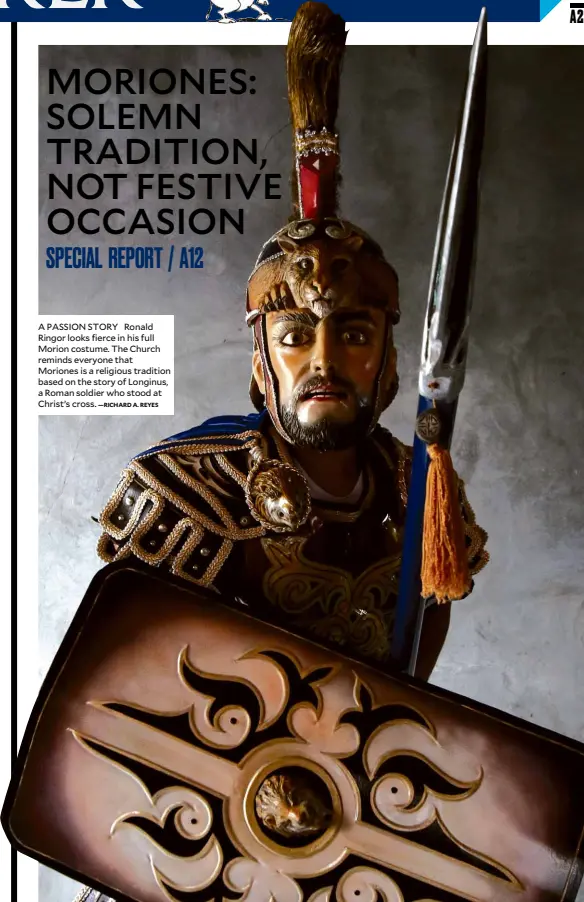 MORIONES: SOLEMN TRADITION, NOT FESTIVE OCCASION - PressReader