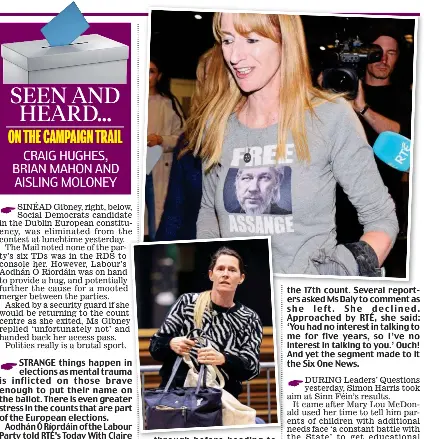 SEEN AND HEARD... ON THE CAMPAIGN TRAIL - PressReader