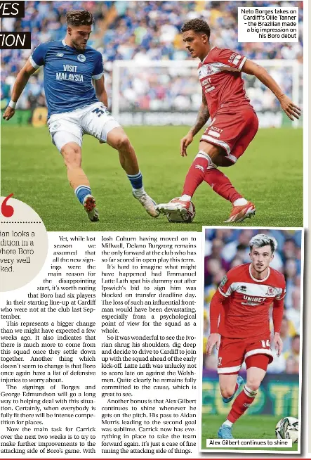 New boy Borges looks the business for Boro - PressReader