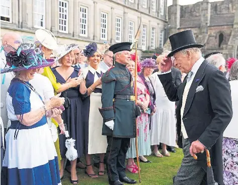 King given keys to Holyroodho­use at start of Royal Week | Yorkshire ...