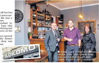 Café bar’s bid to revive centre - PressReader
