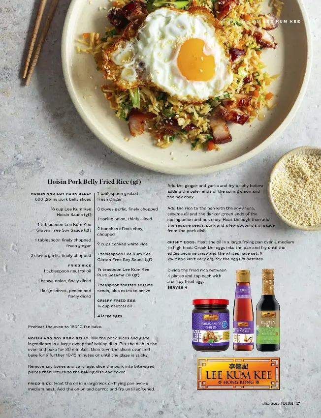 Hoisin Pork Belly Fried Rice (gf) - PressReader
